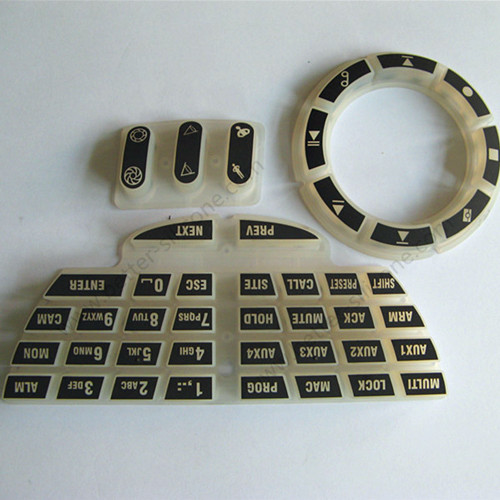 Custom Silk Screen Printing Silicone Rubber Keypad from China ...