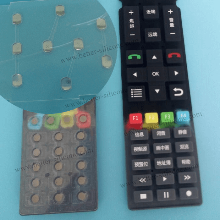 Silicone Rubber Buttons for Remote Controller from China manufacturer ...