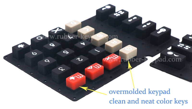 Multi Color Silicone Rubber Buttons | Keypads Multi Color Silicone Rubber Buttons | Keypads